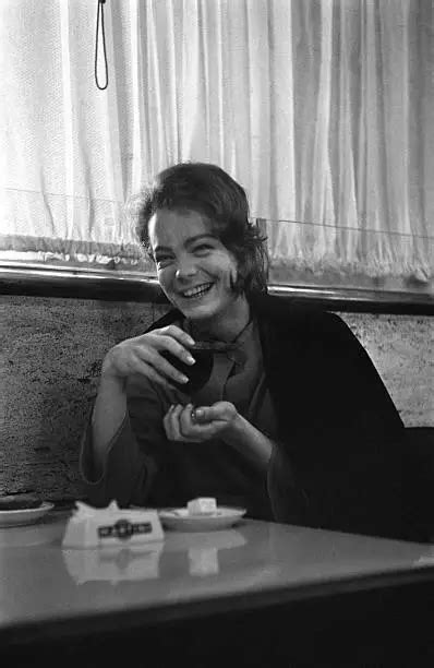 Romy Schneider On The Set Of The Movie Le Proc S In Paris 1962 Old