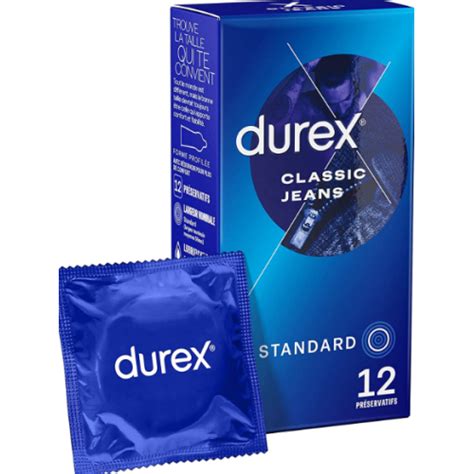 Durex Classic Jeans Standard Size Comfort And Confidence 12