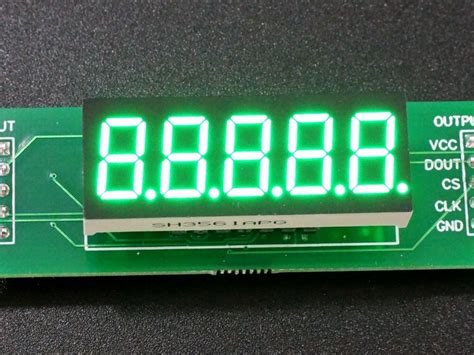 LED 7 Segment 0 36 CC 5 Digit ProtoSupplies