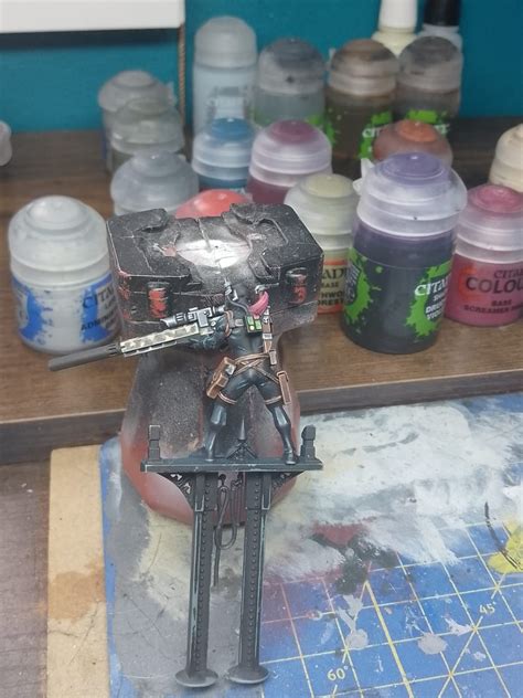Wip On This Vindicare Assassin Really Happy With How Its Turning Out