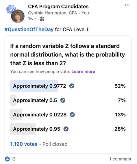 Understanding The Normal Distribution A CFA Question Analysis Studious