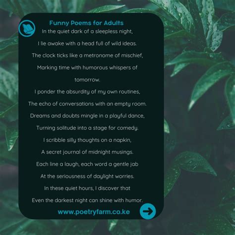 11 Short Extremely Funny Poems For Adults Only Poetry Farm Blog