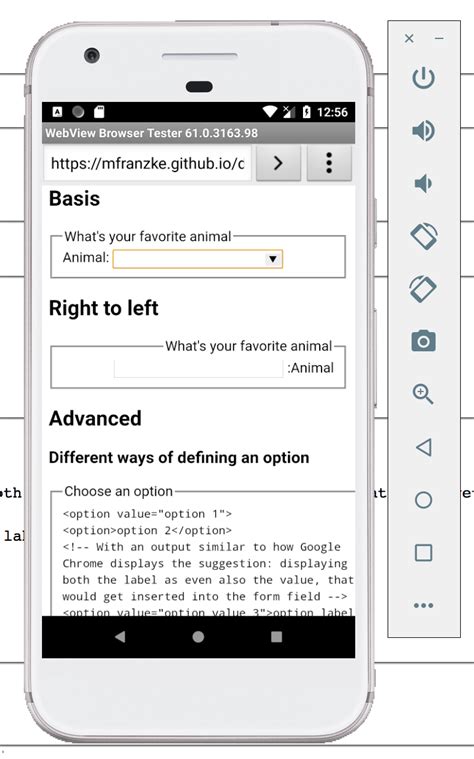 Does Not Work On Android Webview · Issue 33 · Mfranzkedatalist Polyfill · Github