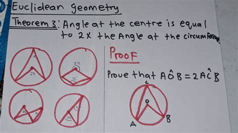 Euclidean Geometry Center Theorem 3 Youtube