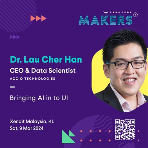 Stampede On Linkedin Joining Us As A Speaker Is Dr Cher Han Lau Dr