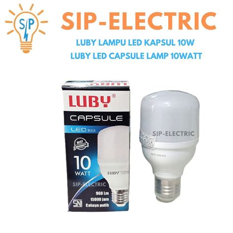 Jual Luby Lampu Led Kapsul W Luby Led Capsule Lamp Watt Shopee
