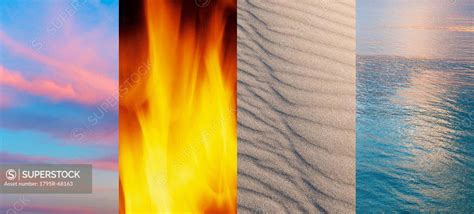 Montage Of Classical Elements Superstock