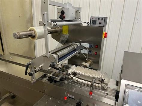 Used Sold Horizontal Flow Wrapper Packaging Machine With Date Code