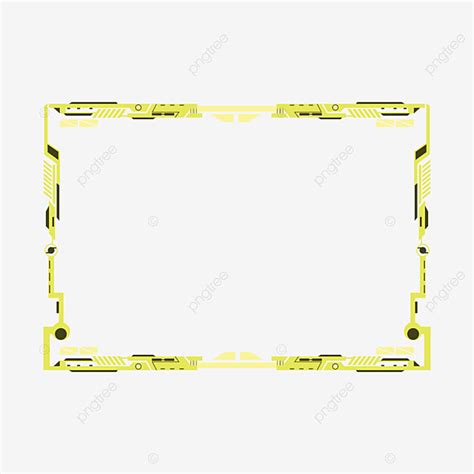 Hud Game Ui Vector Hd Images Nano Frame Border Hud Ui Soro Nano Frame Border PNG Image For
