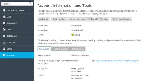 Viewing Subscription Summary Documentation From Plesk Knowledge Base