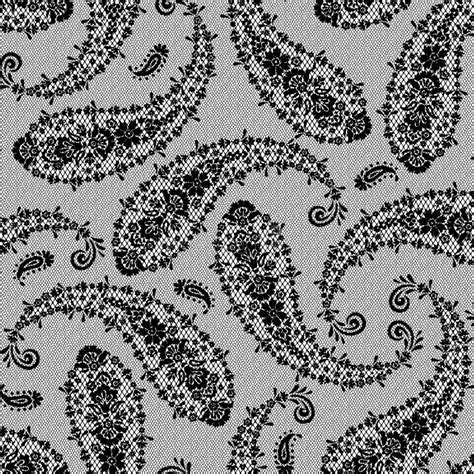 Paisley Seamless Pattern In Beautiful Lace Fabric Stock Vector Illustration Of Texture Store