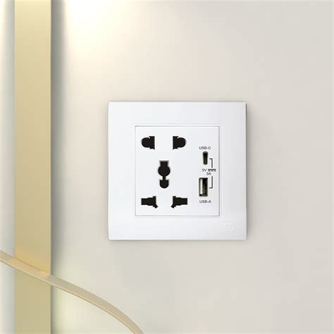 Artdna Universal Wall Socket Panel Wall Power Usb Outlet 12v Usb Socket And 12v Socket To Usb