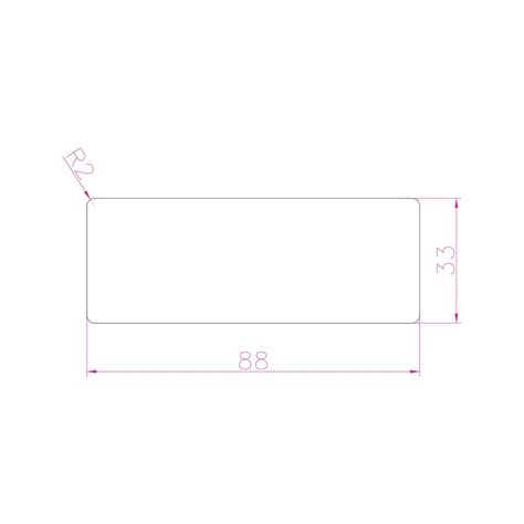 Bergo Solid Box Section Rectangular Bergopro