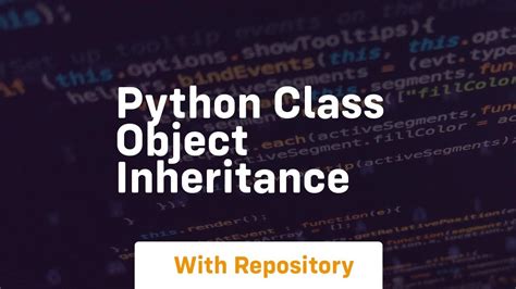 Python Class Object Inheritance Youtube