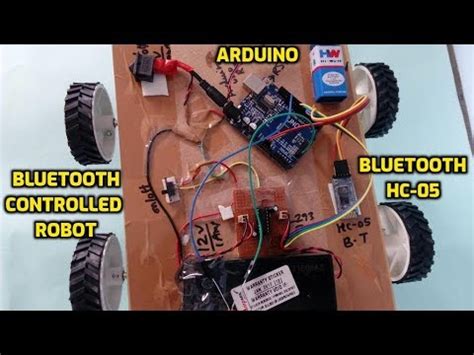 Bluetooth Controlled Robot Using Arduino Android Mobile YouTube