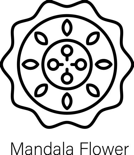 Healing Flower Royalty Free Vector Image Vectorstock
