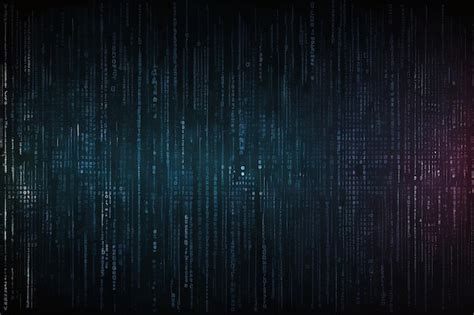 Premium Photo Abstract Binary Code Patterns Background