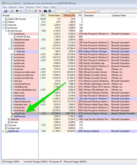 use windows process explorer to troubleshoot jira server performance