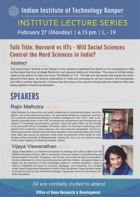 Indian Institute Of Technology Kanpur On Linkedin Lecture Iit Attackoniit Iitkanpur Iitk