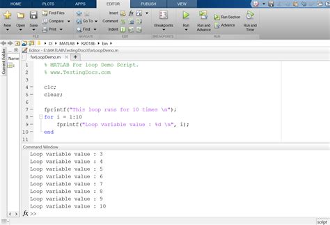 Using A For Loop In Matlab To Compute The Sum Of All Integers From 1 To