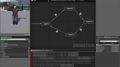 Custom Character In Ue4 2 Blueprints And State Machines Youtube