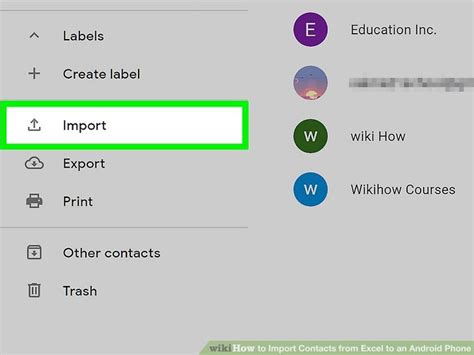 How To Import Contacts From Excel To An Android Phone