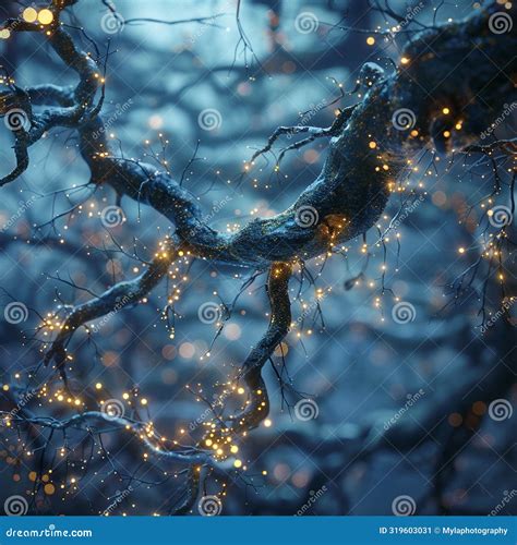 The Human Brain Showing Neuron Activities Stock Illustration Illustration Of Brain Activites