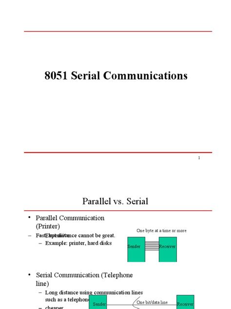 8051 Serialcommunication Pdf Electronic Design Computer Hardware