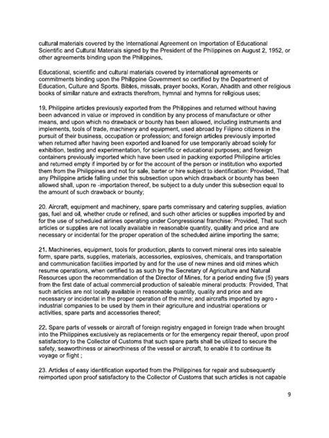 Tariff And Customs Code 03 Pdf