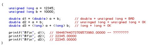 Thinkc Dividing Two Unsigned Long Int To Double Tinkerdifferent