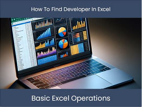 Excel Tutorial How To Find Developer In Excel