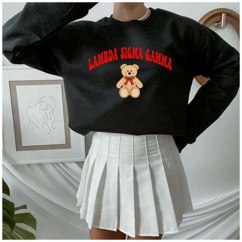 Lambda Sigma Gamma Teddy Sweater Liberada Designs