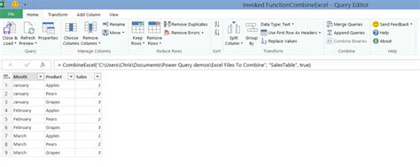 chris webb s bi blog combining data from multiple excel workbooks with power query the easy way