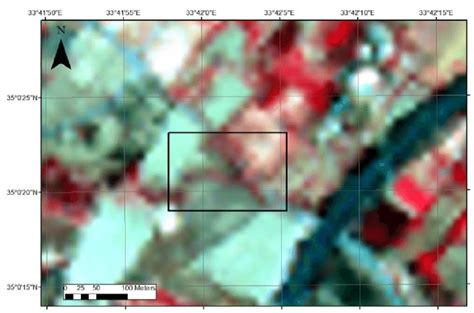 Alos Avnir 2 Satellite Image Over The Pyla Area In Central Cyprus The Download Scientific