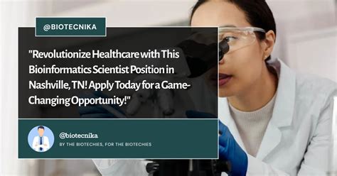 Bioinformatics Scientist Position At Vanderbilt University Apply Now