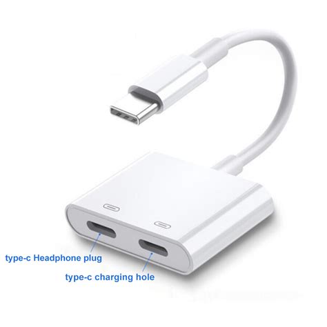 Coace 2 In1 Type C Adapter Lightning Usb Type C To 3 5mm Jack Audio