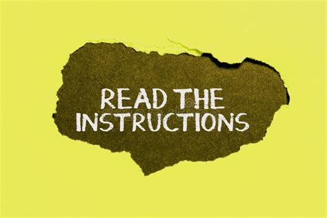 Read Instructions Manual Stock Illustrations 390 Read Instructions