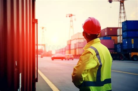 Generative Ai Engineer And Foreman Worker Team With Blueprints Checking Project At The Precast