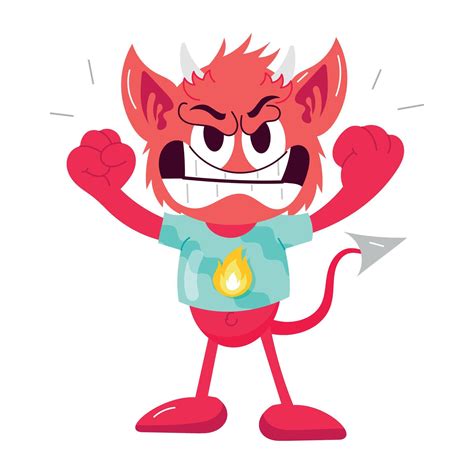 A Comic Style Sticker Of Angry Character 52689711 Vector Art At Vecteezy