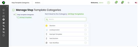Step Template Categories Flowwright
