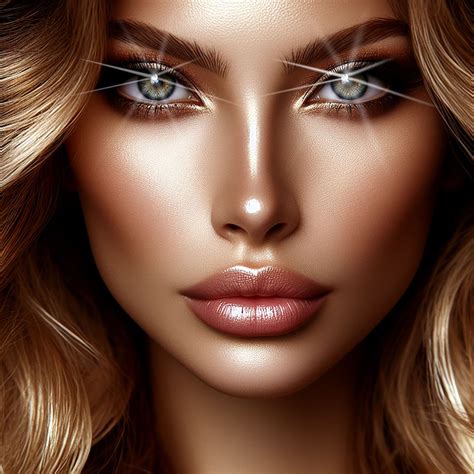Download Beautiful Woman Makeup Royalty Free Stock Illustration