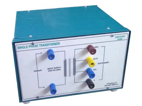 Home Electronics And Electrical Electricals Control Panels Transformer Lab Trainer Single And