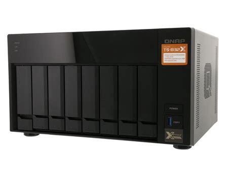 QNAP TS X G US High Performance Bay Bit NAS Built In X GbE SFP Network Hardware