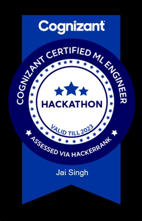 Jai Singh On Linkedin Mlengineer Machinelearning Cognizant