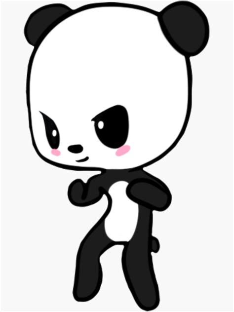 Chibi Panda Sticker For Sale By Alleycat2214 Redbubble