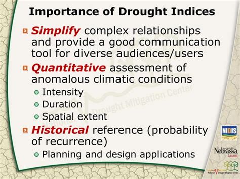 Overview Of Drought Indicators And Their Application In The Context Of A Drought Early Warning
