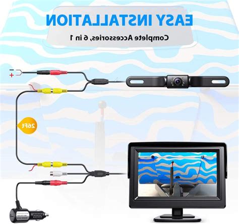 Erapta Backup Camera Ert01 With 4 3 Inch Monitor