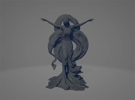 Stl File Elden Ring Queen Marika Statue・design To Download And 3d Print