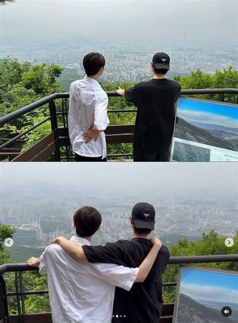 차은우 윤산하와 故 문빈 추모공간 방문…가슴 먹먹한 어깨동무