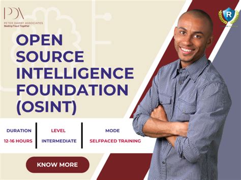 Open Source Intelligence Osint Foundation Course Riskpro Management